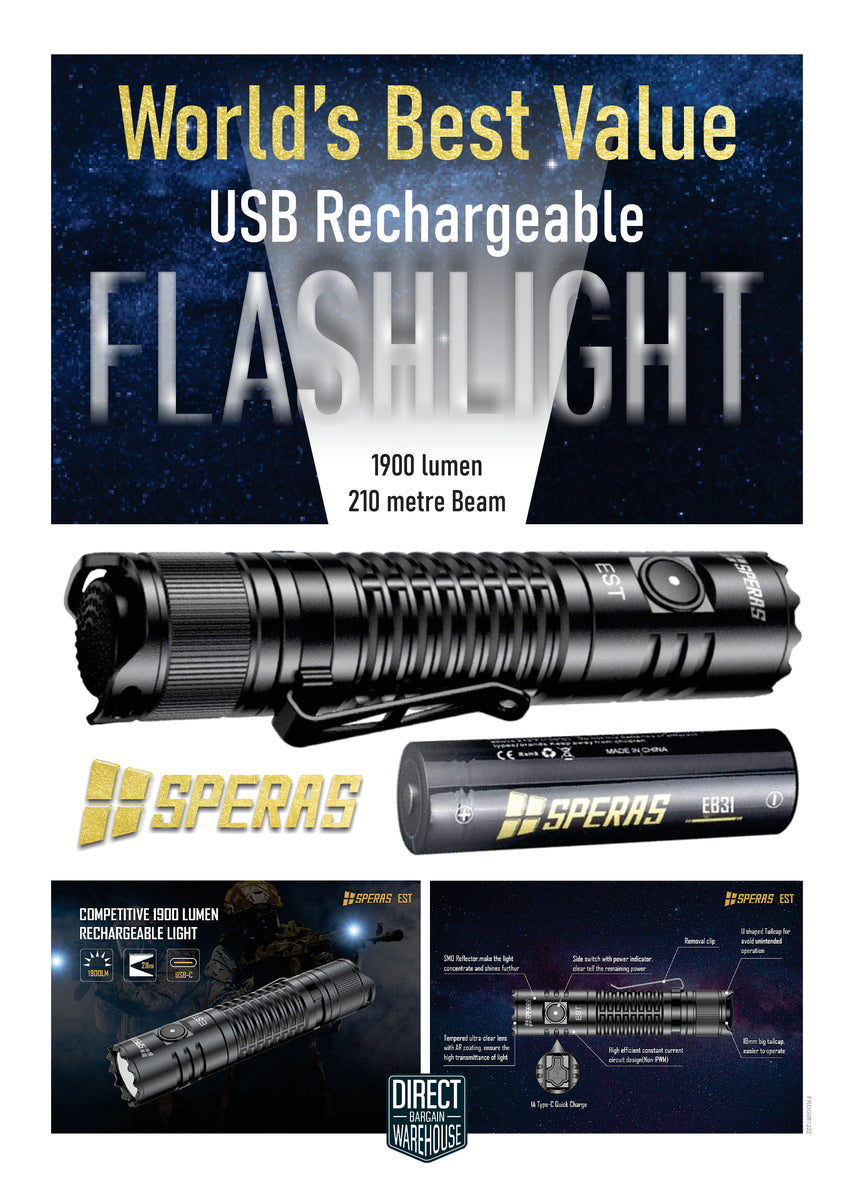 LED Flashlight Torch Australia | DBW Direct Bargain Warehouse – Direct Bargain Warehouse Australia